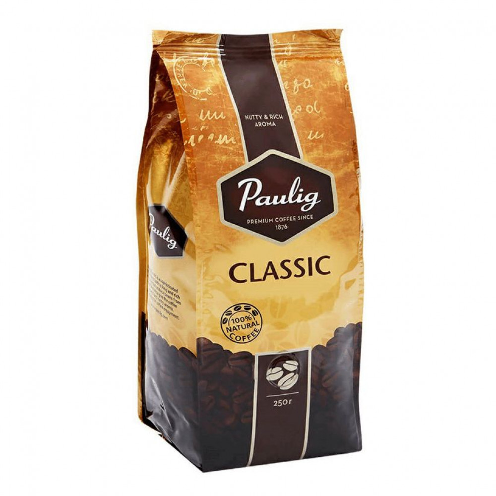 Paulig кофе в зернах натуральный жареный Classic 250 г. купить по цене ...